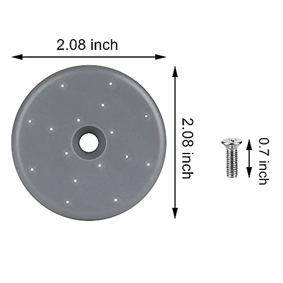 KOLLNIUN Spray Valve Repair Kit 1.42 GPM Pre-Rinse Spray Face for All Commercial Faucet Sink Dish Sprayer Valve, Touch On Kitchen Sink Faucets Repair Kit Replacement, Gray