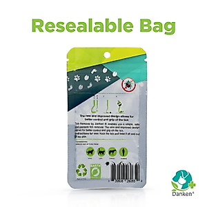 Danken® Tick Remover for Dogs | Tick Removal Tool for Dogs, Cats, Horses, and Humans | Enhanced Design | Tick Tweezers | Dog Tick Remover Tool | Tick Grabber | Tick Puller (2 Pack Resealable Bag)