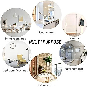 Red Flower Area Rugs, 6ft, American Pastoral Light Luxury Floral Special-Shaped Carpet, Soft Plush Fluffy Round Rug, 3D Printing Geometric Symmetrical Carpet, Non-Slip Home Decor Cute Flower Rug