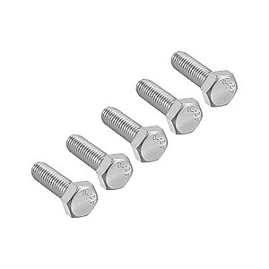 uxcell M8x25mm Hex Bolts 304 Stainless Steel Hexagon Screw Bolt 5pcs