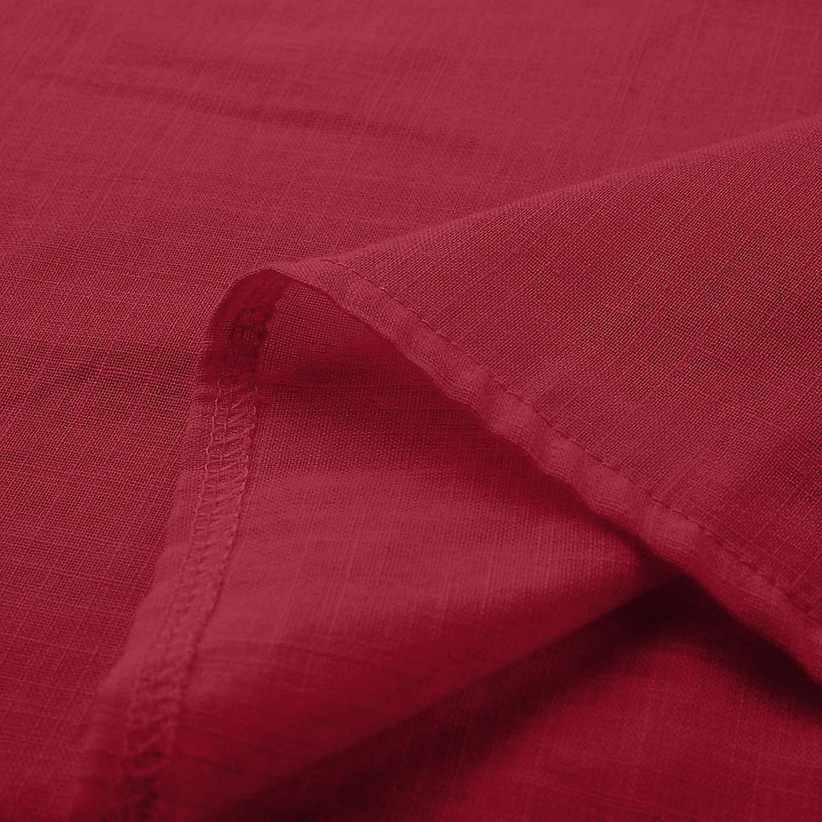 DASAYO Womens Summer Cotton Linen Tops Shirts Round Neck Half Sleeve Shirt Blouses Beach Plain Comfy Fashion Top Tshirt