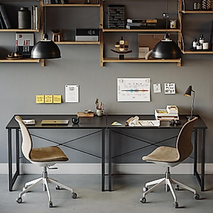 Cubiker Small Computer Desk, 32 inch Home Office Kids Desk for Bedroom and Small Spaces, Modern Simple Table for Studying, Writing, Working, Black