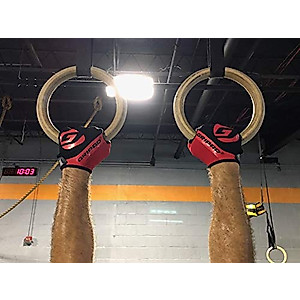 Gripad AIRFLOW CROSS-TRAINING GLOVES (Red, Large) | Vented Weight Lifting Gloves | Reduced Hot-hands | Great for Pull Ups, Cross-Training, Fitness, WODs, Weightlifting | Great for Men & Women