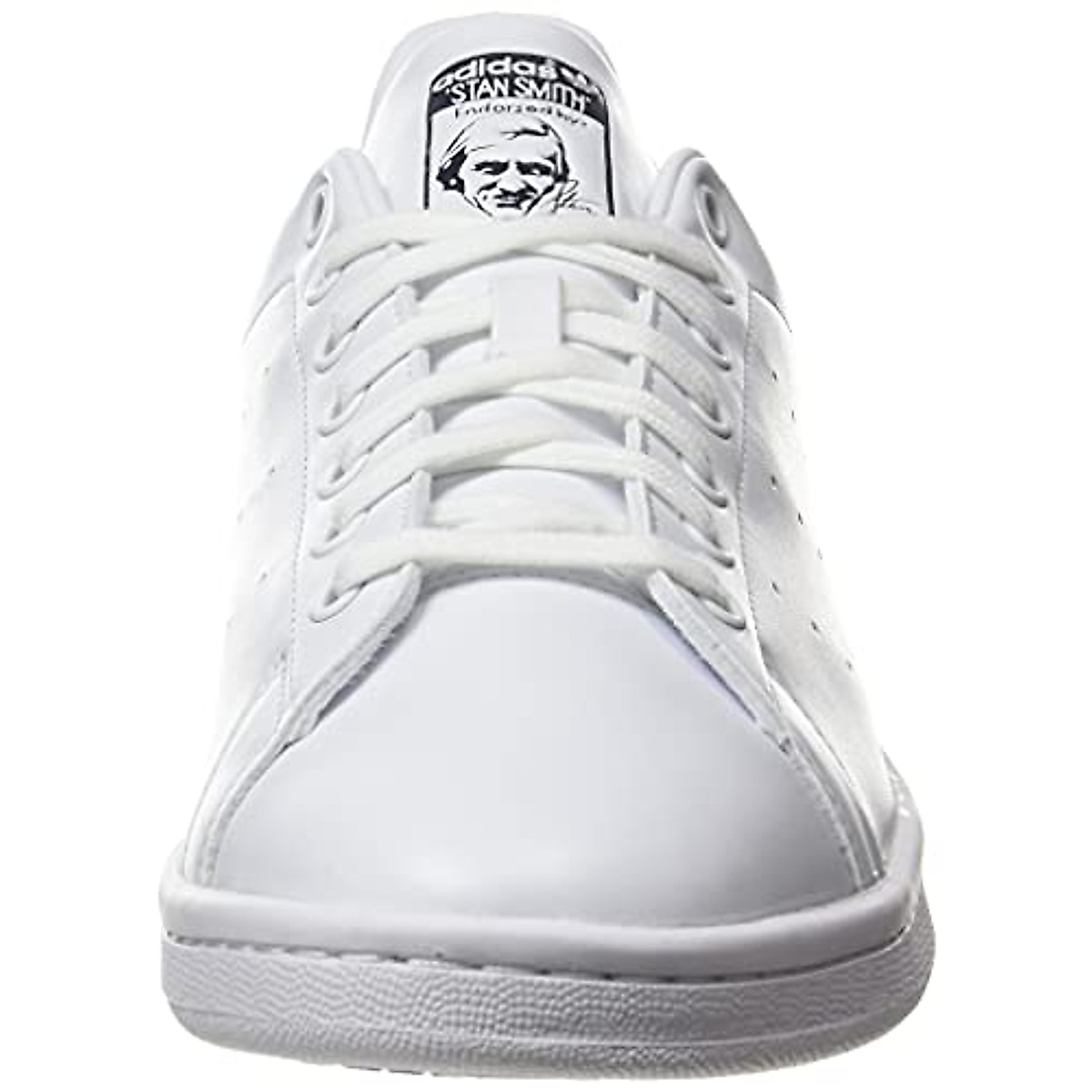 adidas Originals Men's Stan Smith Gymnastics Shoe, FTWR White FTWR White Collegiate Navy, 11.5