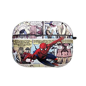 Airpod Case, Airpod Cover, Phone Accessories, Gift for Friends, Cartoon Airpod Case, Unique Airpod Case, Marvel Character Airpod Accessories (Generation 1/2, Spider-Man)