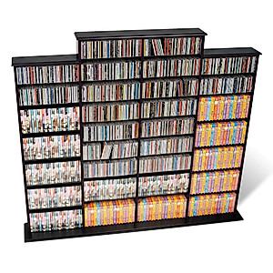 Prepac Quad Width Wall 32 tier Storage Cabinet, Black