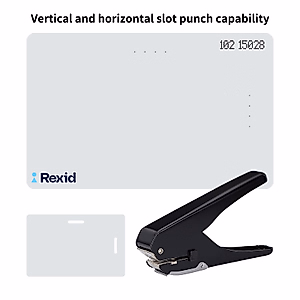 Default Programmed RexID 100 Pack 125KHz RFID H10301 PVC ISO 26 bit Proximity Card for Access Control System,Comparable to Standard 26 bit Format for Add-On & Replacement on Current System