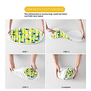 Howilath Tie-Dye Rainbow Nursery Storage,Baby Hamper, Large Laundry Basket for Kids Room,Toy,Home Decor,Nursery Hamper - L