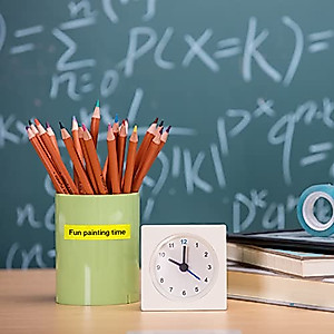 6 Pack Compatible with Brother P Touch 12mm 0.47 Inch Laminated TZ Label Maker Tape TZe TZ Label Tape for Brother Ptouch PT-D220 PT-D210 PT-H110 PT-D410 D600, White/Silver/Red/Blue/Yellow/Green