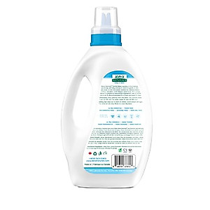 Aleva Naturals Gentle Baby Laundry, Effective Plant based Formula, Laundry Liquid, Fragrance Free, Tough on Stains and Dirt, Sensitive Skin friendly (40 Loads) - 40 fl. oz, 1.2 L