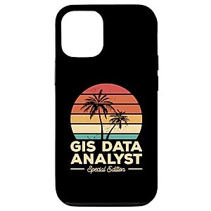 iPhone 14 Pro Vintage GIS Data Analyst Geographic Information System Case
