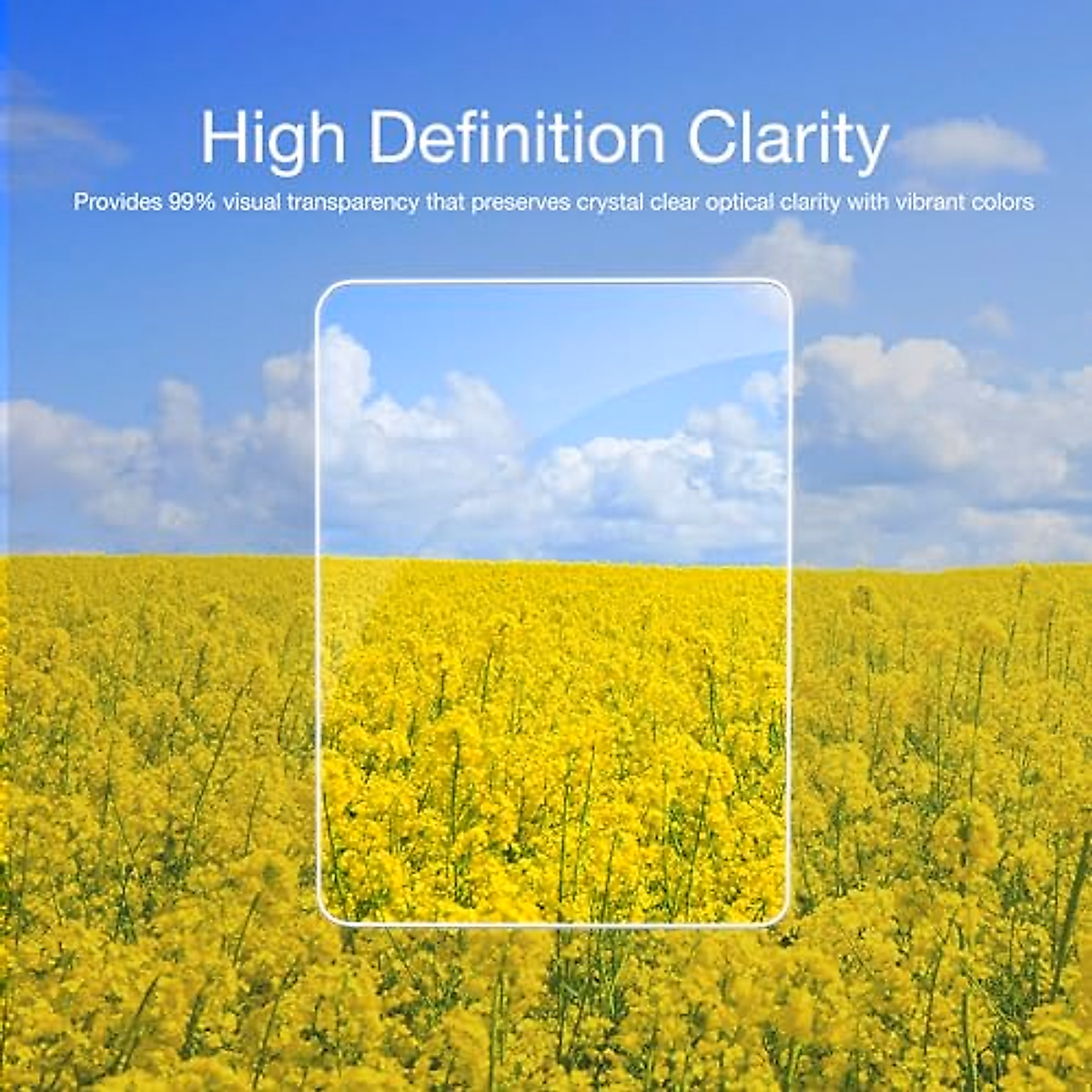 BoxWave Screen Protector Compatible with Ecobee SmartThermostat EB-STATE5-01 - ClearTouch Crystal Privacy (2-Pack), Privacy Screen Protector Flexible Film Clear