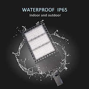 KCCCT LED Parking Lot Lights New 300W with Automatic Adjustable Dusk-to-Dawn Photocell Outdoor LED Shoebox Pole Light 39000LM 5000K LED Commercial Light IP65 100-277V ETL&DLC (Slip Fit,with Photocell)