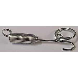 Detroit Packing Co. 4" Spring Latch Hook for Wire Rabbit Cages, Doors, Bunnies, Rodents, Hamsters, Squirrels, Birds - Metal Finger Spring (1-Pack, Finger-Hold)