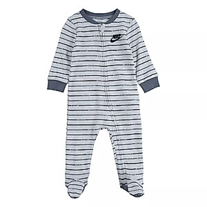 Nike Baby Boy All Over Print Full Zip Footed Coverall (G(56E489-X58)/B, 3 Months)