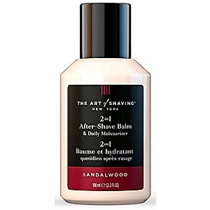 The Art of Shaving After-Shave Balm for Men - Face Moisturizer, Clinically Tested for Sensitive Skin, Sandalwood, 3.3 Fl Oz (Pack of 1)