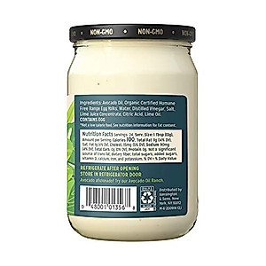 Sir Kensington's Mayonnaise Avocado Oil Mayo Keto Diet & Paleo Diet Certified, Gluten Free, Certified Humane Free Range Eggs, Shelf-Stable, 12 oz