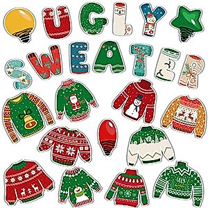 Geyee 40 Pcs Vintage St Patrick's Day Cutouts Retro Shamrock Cut-Outs Cardboard Victorian Theme Green Shamrock Paper Cut for St Patrick Holiday Party Decorate (Sweater Style)