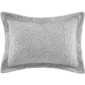 VCNY Home - King Size Bedding, Soft Plush Bedspread with Matching Shams, Dorm Room Essentials, Embossed Inspired Room Decor (Westland Grey, 3-Piece)