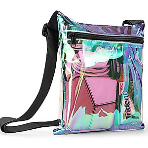 HULISEN Clear Crossbody Purse Bag, Stadium Approved, with Extra Inside Pocket