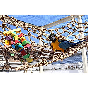 Parrot Climbing Rope Net (Choose Size) (Large 4x4ft)