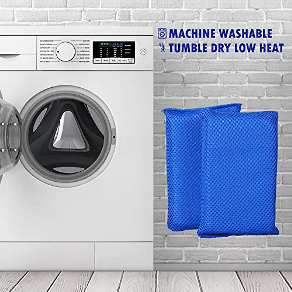 12 Pcs Car Sponges for Washing Car Wash Sponges Non Scratch Soft Mesh Microfiber Bug Sponge for Truck, SUV, RV, Boat, Motorcycle, Kitchen, Yellow, Green, Blue and Light Blue