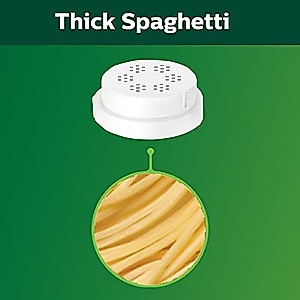 Philips Kitchen Appliances Philips Avance Collection 4-in 1 Angel Hair, Pappardelle, Thick spaghetti & Tagliatelli, One size, Easy Clean, Perfect Texture and Taste, White (HR2404/05)