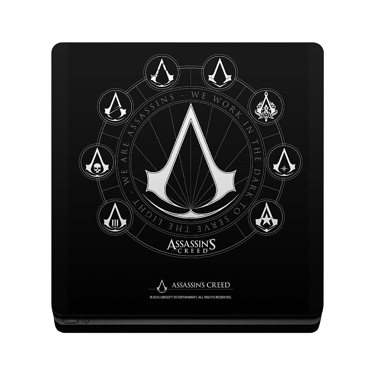 Head Case Designs Officially Licensed Assassin's Creed Crests Legacy Logo Vinyl Sticker Gaming Skin Case Cover Compatible With Sony PlayStation 4 PS4 Slim Console