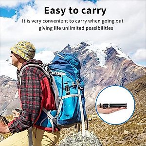 MamaWin Lightweight Mini Webcam Tripod for Smartphone, Logitech Webcam C920 C922 Small Camera Desk Tripod Mount Cell Phone Holder Table Stand (Black)