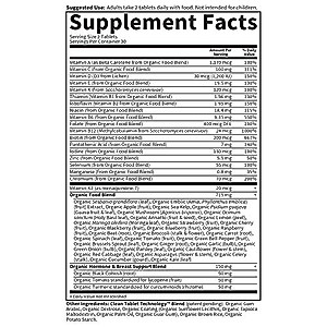 Garden of Life mykind Organics Vitamins for Women 40+, Womens Multi 40+, Vegan Over 40, Hormone & Breast Health Support Blend, Whole Food Womens Multivitamin, 60 Tablets