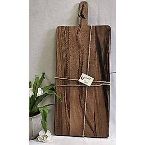Lipper International Acacia Wood Kitchen Cutting and Serving Board, 21-1/2" x 8-3/4" x 3/4"