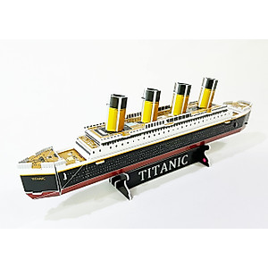 Brick Loot Titanic 3D Puzzles for Adults Christmas Arts Crafts for Men Women RMS Model Kits, Fun and Challenging, Watercraft Great Gifts for Dad Family Puzzle Night Cruise Desk Decor Couples Gifts