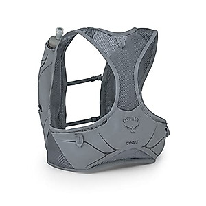 Osprey Dyna LT Women's Running Hydration Vest with Hydraulics Soft Flasks, Slate Grey, Medium