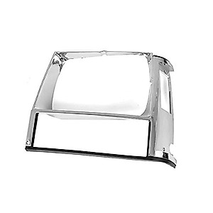 Omix | 12419.11 | Headlight Bezel, Left, Chrome | OE Reference: 55002245 | Fits 1984-1990 Jeep Cherokee XJ/MJ