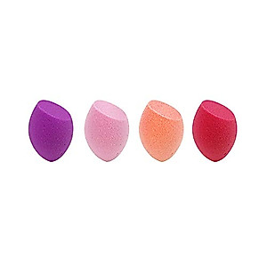 Real Techniques Mini Miracle Complexion Sponge Makeup Blender, Beauty Sponges,(2 Packs of 4, 8 Count Total)