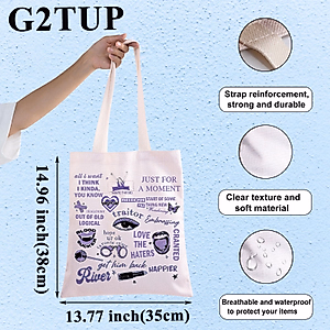 G2TUP Singer Album Aesthetic Tote Bag Vampire Fans Reusable Shopping Bag Purple Butterfly Concert Bag (Just For Tote Bag)