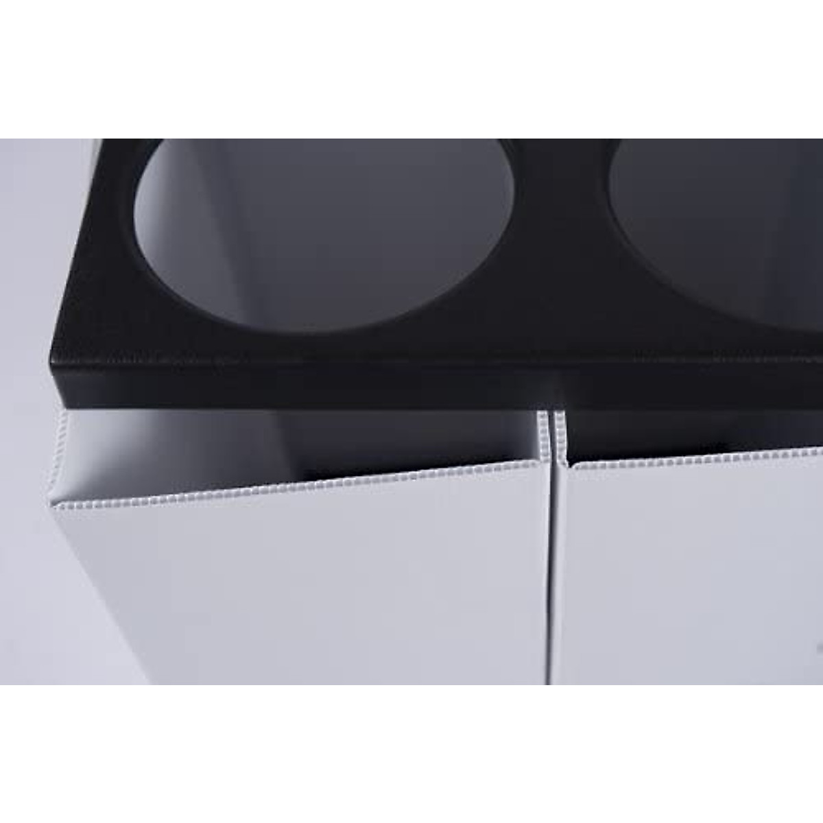 RecycleBoxBin Triple Recycling Bin - Large Capacity (25 gal. per Bin), All Plastic, Light-Weight, with Changeable Label System