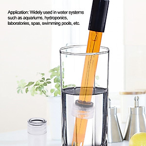 Electrode Probe, 1999mV ORP Replacement Prob, Good Electrical Conductivity, Suitable for ORP Instruments Controllers with BNC Connectors.