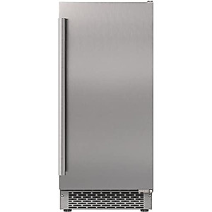 Avallon AIMG151GSSIRH 15 Inch Wide 26 Lbs. Built-in/Free Standing Ice Maker with 56 Lbs. Daily Ice Production and Wash Mode