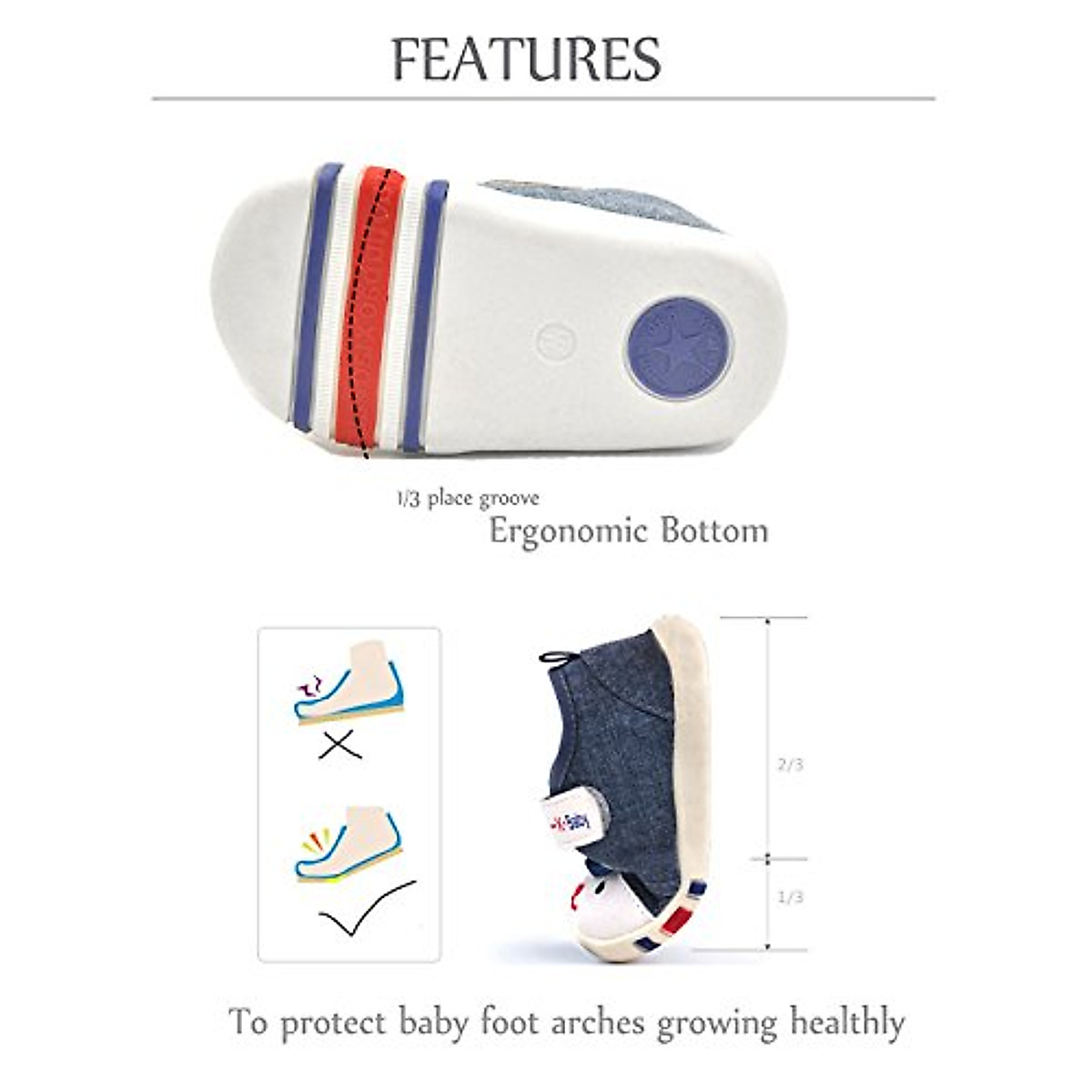 HLMBB Infant Shoes for Baby Newborn Girl Girls Boy Boys Kids Babies Toddler Prewalker Formal Traning Size 4.5 3.5 Shoes Sneakers Flats