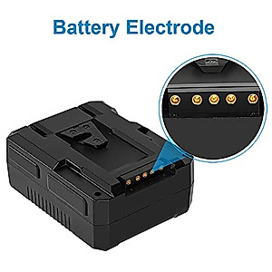 Abeden V Mount Battery 115Wh 7800mAh with Dual D-Tap & USB Port,V Lock Battery Compatible with Video Camera Camcorder Broadcast,Replacement Brick for DSLR
