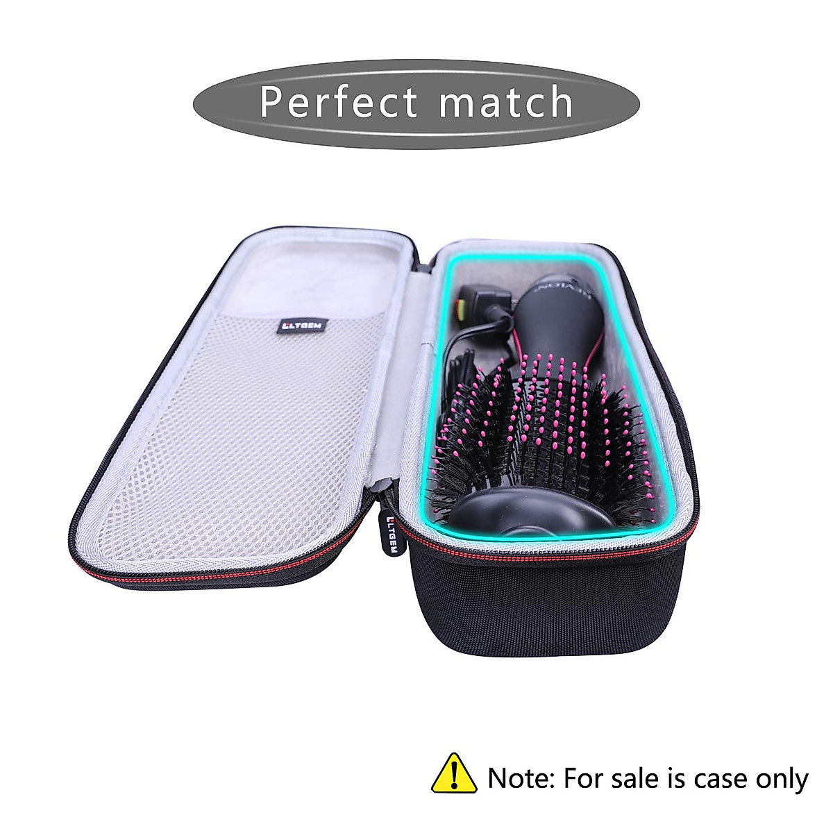 Hard Travel Case for REVLON One-Step Volumizer Original 1.0 / Volumizer Plus 2.0 Hair Dryer and Hot Air Brush(Case Only)
