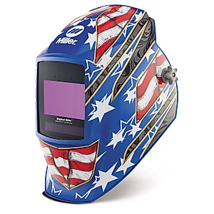 Miller 289759 Digital Elite Welding Helmet with ClearLight 2.0 Lens, Stars and Stripes III