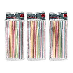 Good Cook Flexible Drinking Straws, 50 Count (Pack of 3)