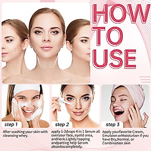 Vitamin C Face Serum, Hydrating Facial Serum with Vitamin C, Hyaluronic Acid, Niacinamide, Vitamin E, Anti Aging, Brightening Serum for Dark Spots, Fine Lines & Wrinkles,Facial Serum for All Skin 30ml