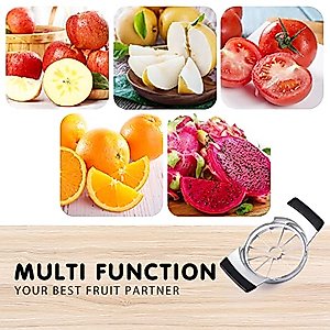 KITEXPERT Apple Cutter with Removable Base, Strengthened All-in-one Apple Slicer and Corer, Heavy Duty 12-Blade Apple Divider, Upgraded Apple Corer Tool for Apples, Pears, Orange