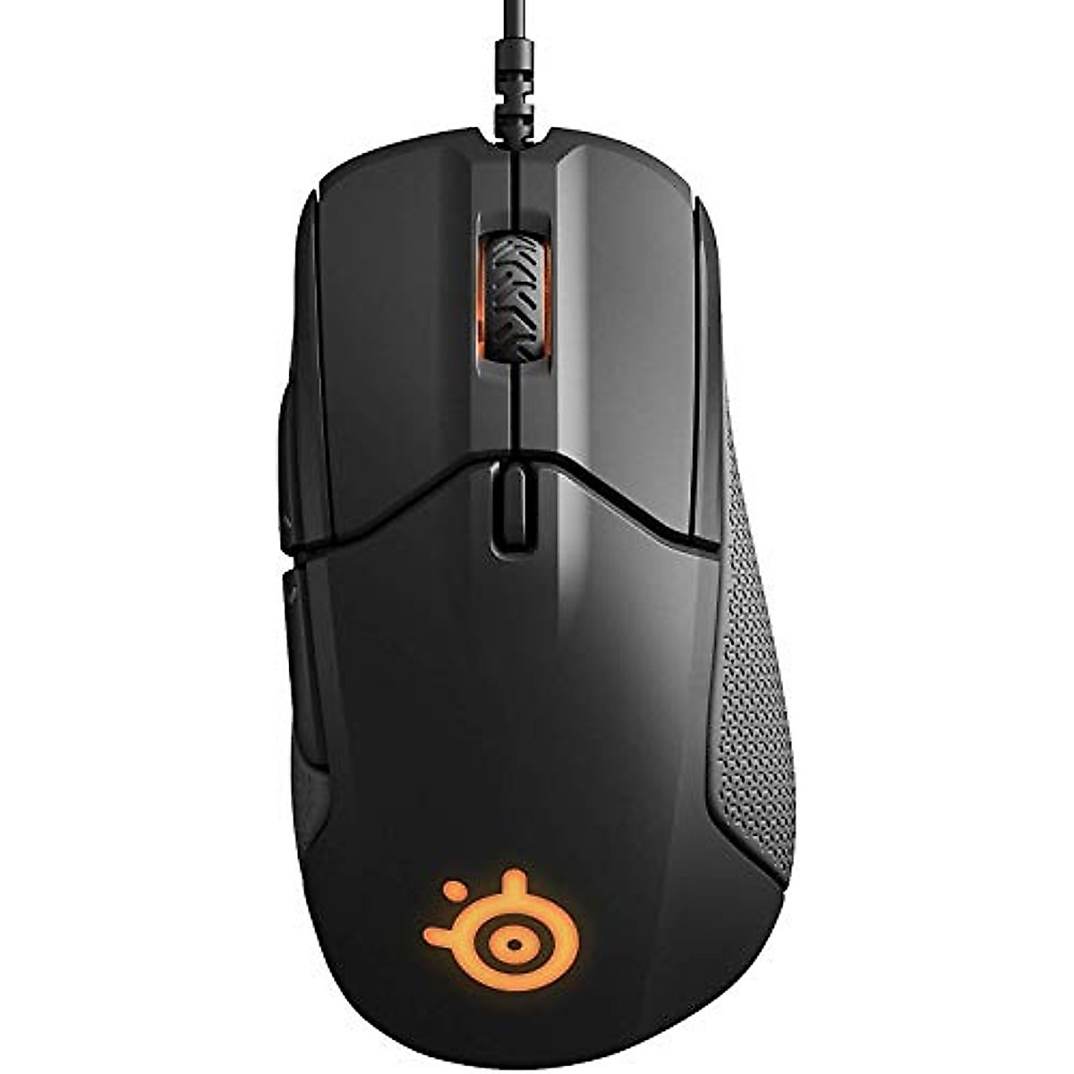 SteelSeries Rival 310, Optical Gaming Mouse, RGB Illumination, 6 Buttons, Rubber Sides, On-Board Memory (PC / Mac) - Black