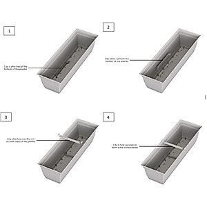 The HC Companies 24" Eclipse PlasticWindow Box 7.76"x24"x6.57" in White Color