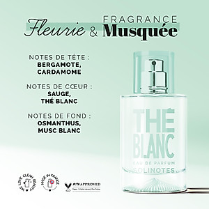 SOLINOTES White Tea Perfume for Women - Eau De Parfum | Delicate Floral and Soothing Scent - Made in France - Vegan - 1.7 fl.oz