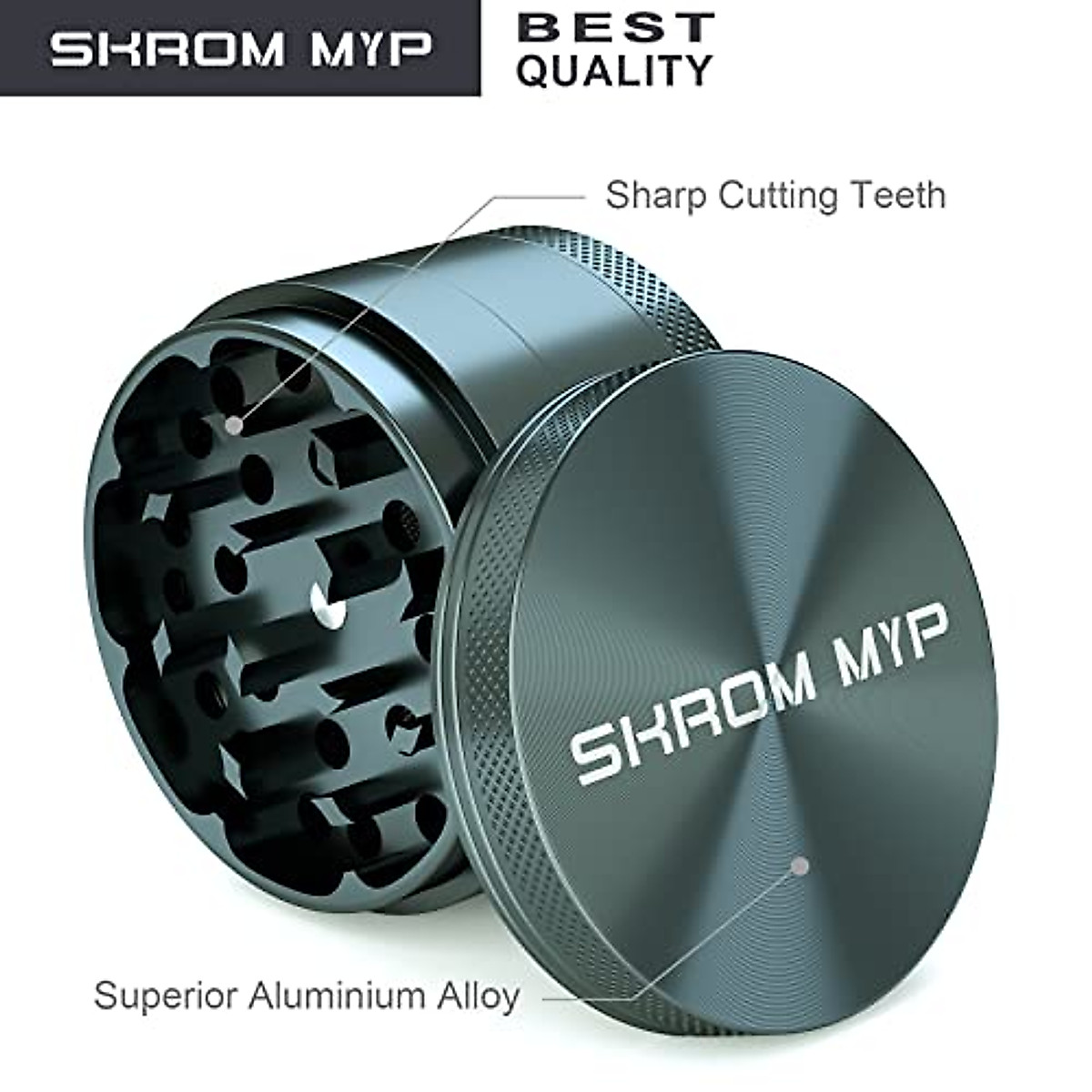 SKROM MYP Grinder 2.5 Inch Gray